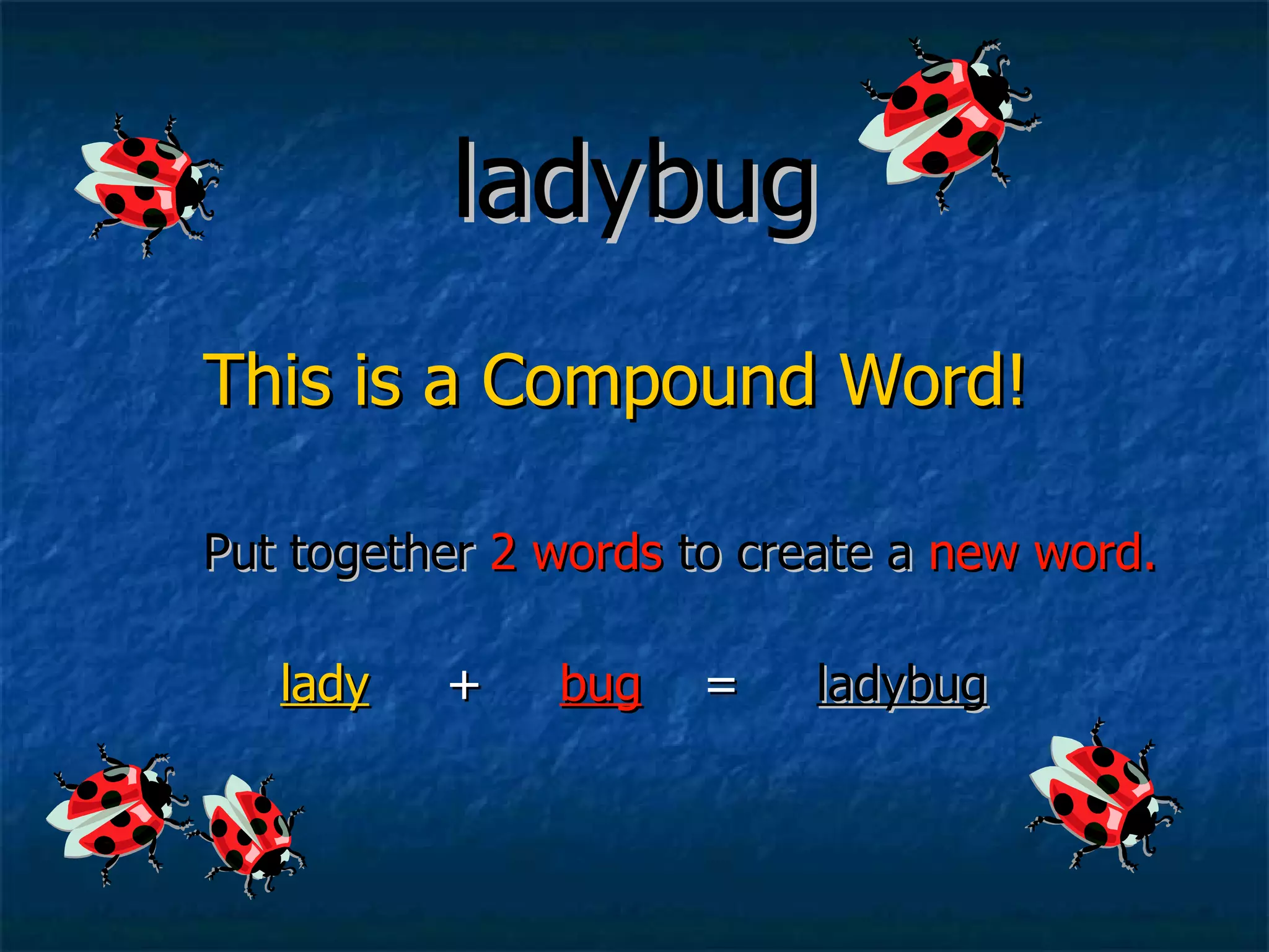 Compound words activities | PPT