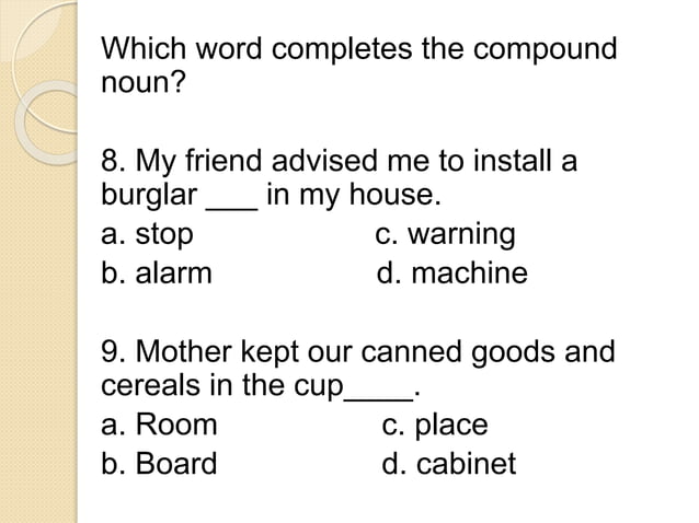 COMPOUND WORDS EXERCISES 1.pptx