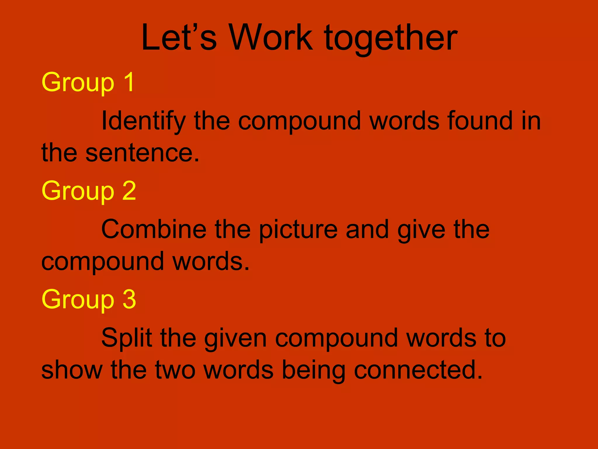 CompoundWordsPowerPointwithnarration-1.ppt | Chemistry | Science