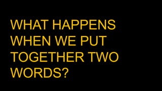 Compound words ppt | PPTX