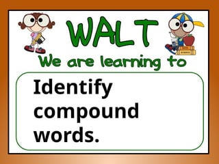 compound words ppt.pptx ,joining of words | PPT