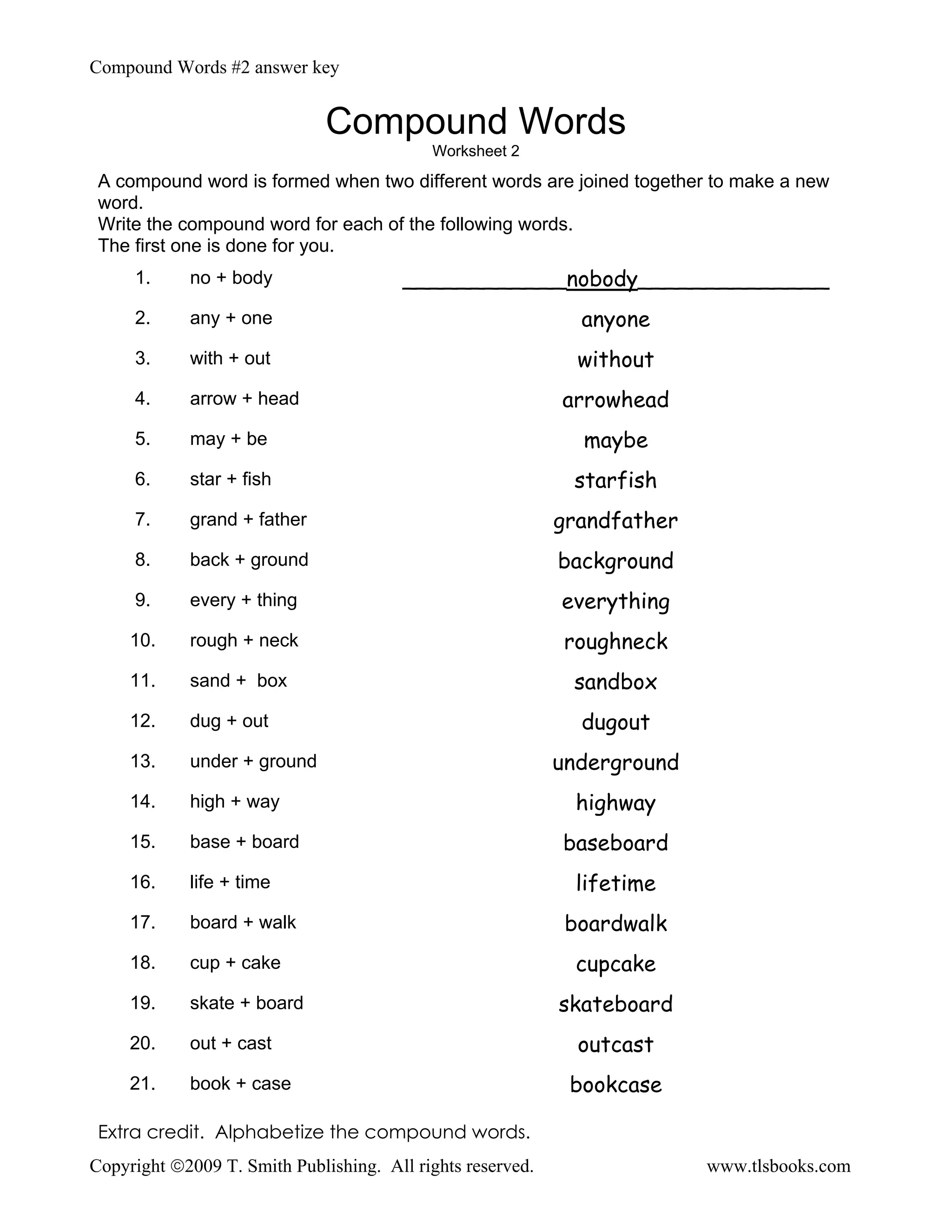 Compound words worksheet part 3 | PDF | Skateboarding | Extreme Sports