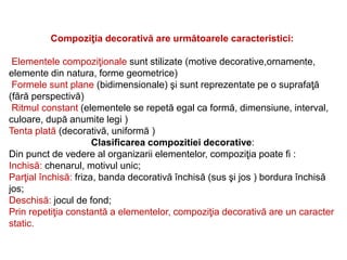 Compoziția decorativă ppt | PPTX