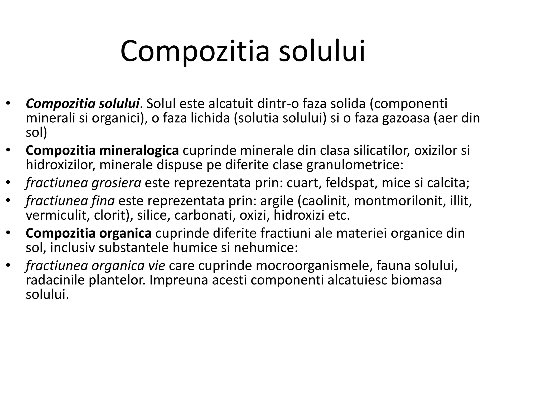 Compozitia solului.pptxxxxxxxxxxxxxxxxxxx | PPT