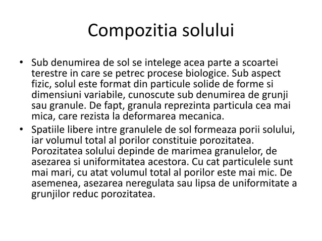 Compozitia solului.pptxxxxxxxxxxxxxxxxxxx | PPT