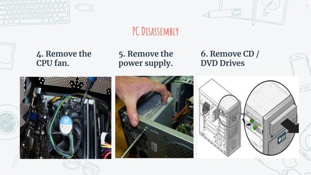 PC Assembly, PC Disassembly, and Connecting PC Peripherals | PPTX | Desktops | Computing