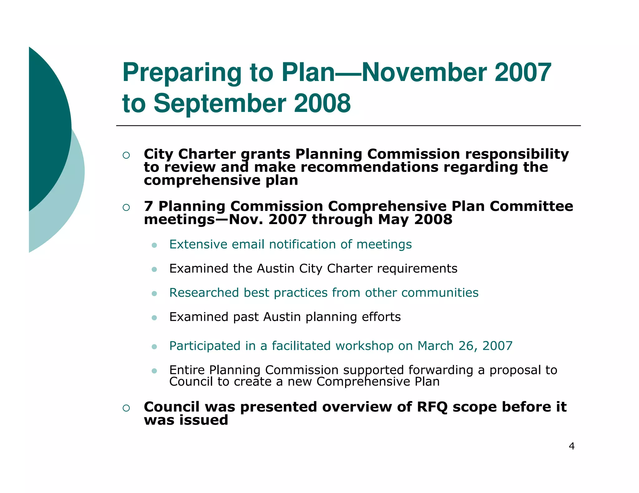 Staff presentation on Austin Comprehensive Plan RFQ process | PDF