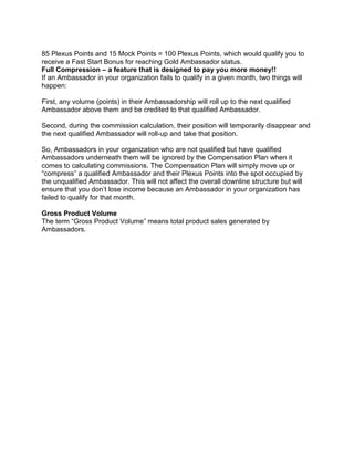 Comp plan overview | PDF