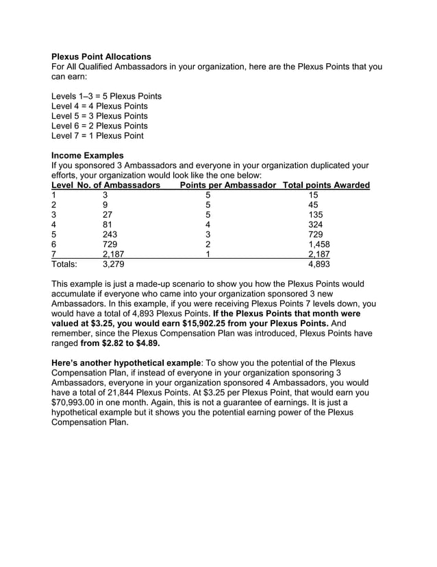 Comp plan overview | PDF