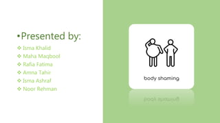 Body shaming | PPTX