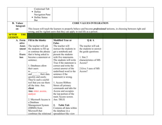 COMP Programming lesson plan example part | DOCX