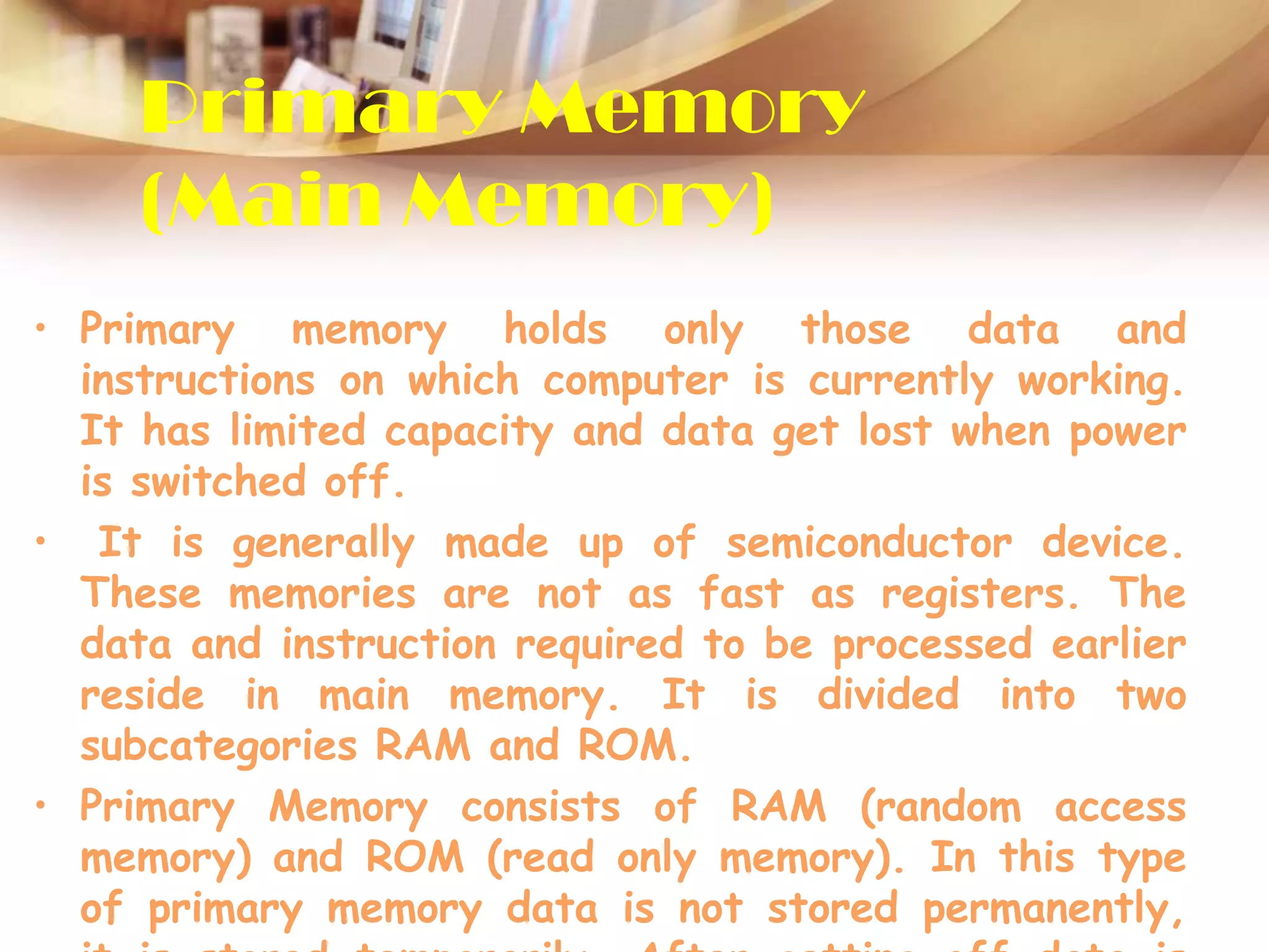 computer memory | PPTX