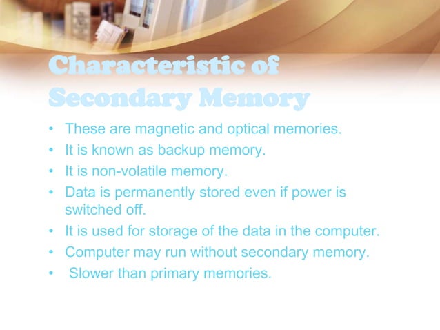 computer memory | PPTX