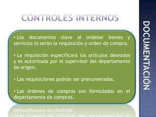 CONTROL INTERNO DE COMPRAS | PPTX