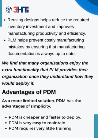 Comprehending the Difference Between PLM and PDM | PDF