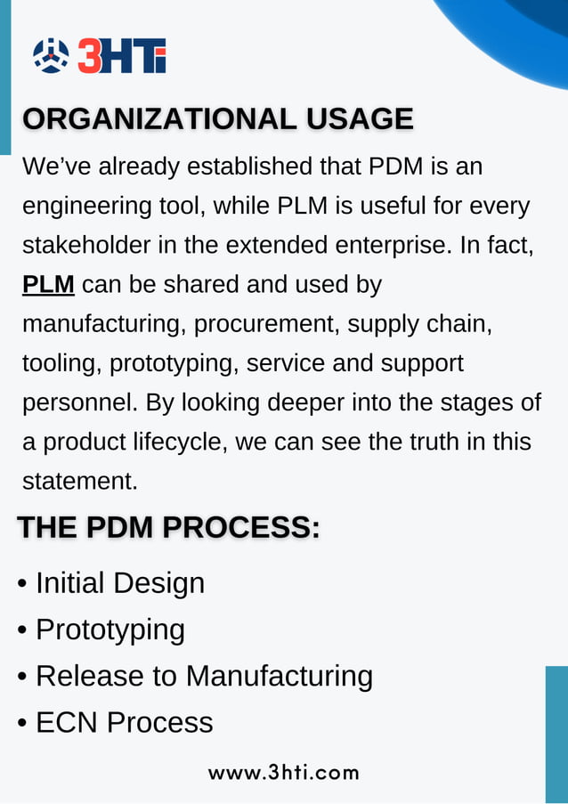 Comprehending the Difference Between PLM and PDM | PDF | Computer Software and Applications ...