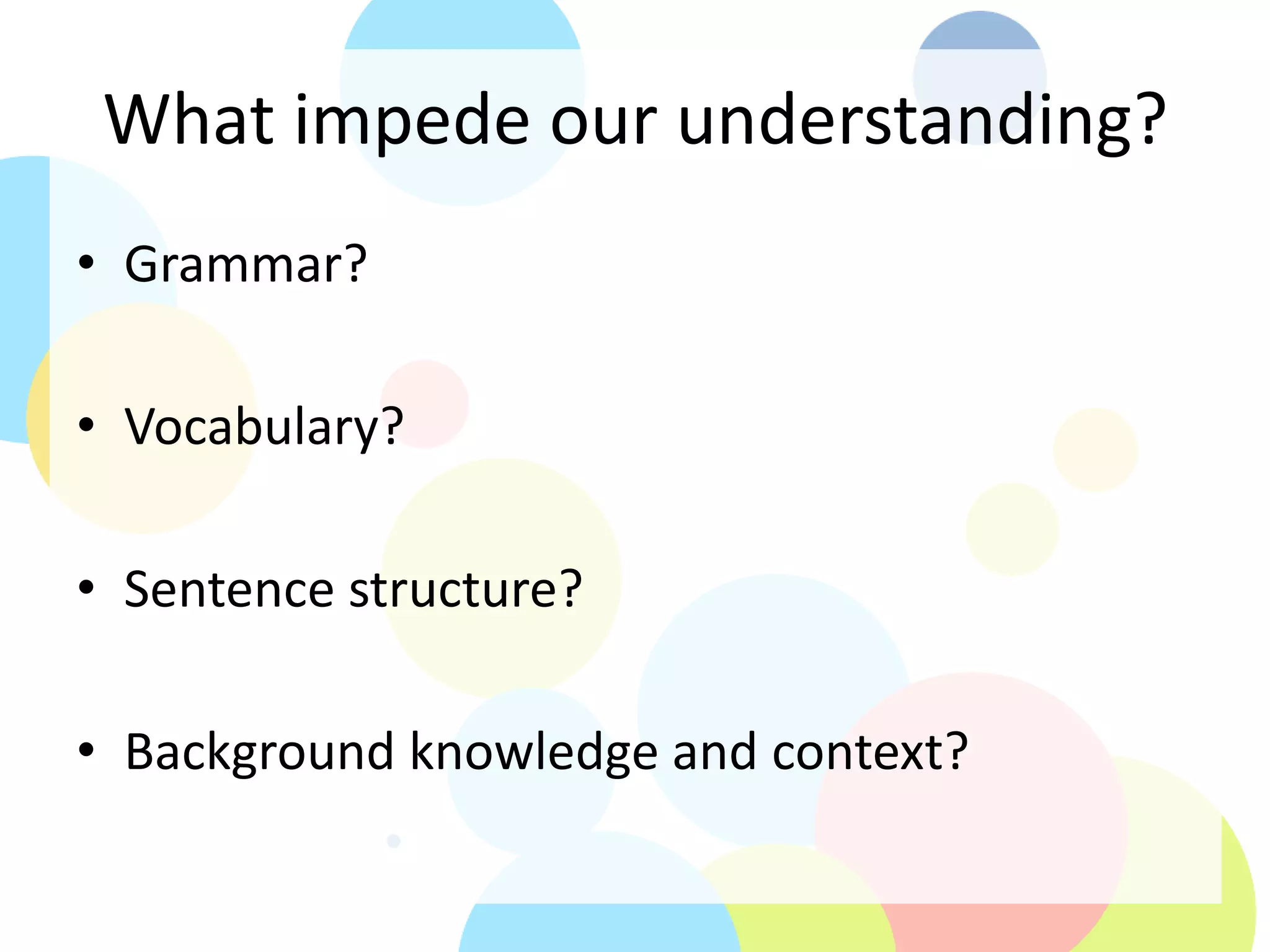 Maximizing Comprehensible Input and Output to Improve Student ...