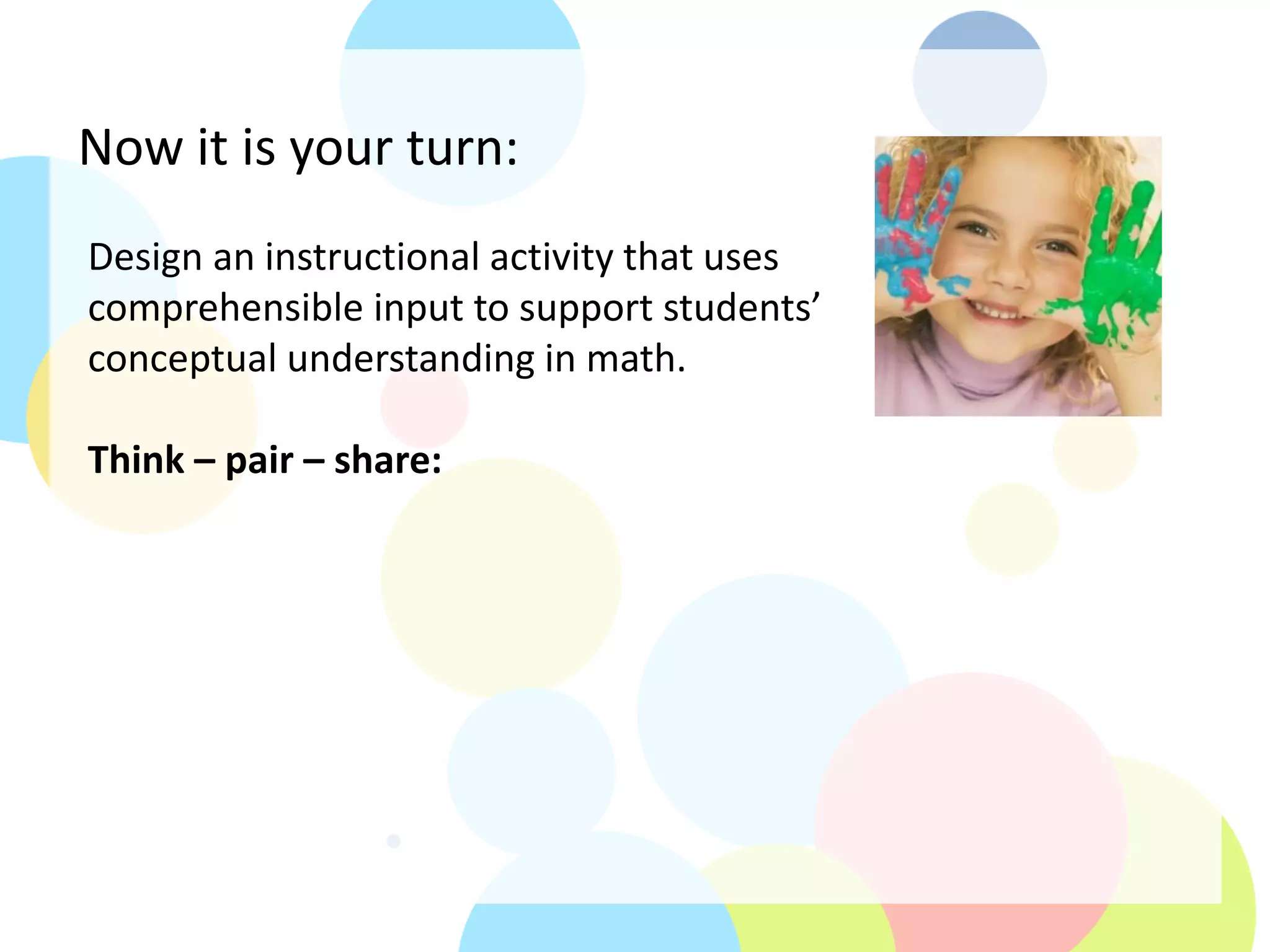 Maximizing Comprehensible Input and Output to Improve Student ...