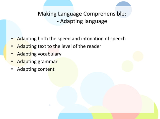 Maximizing Comprehensible Input and Output to Improve Student ...