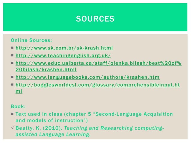 Comprehensible Input Theory 1 Pptx