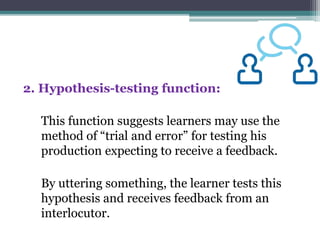 Comprehensible output hypothesis | PPTX