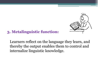 Comprehensible output hypothesis | PPTX