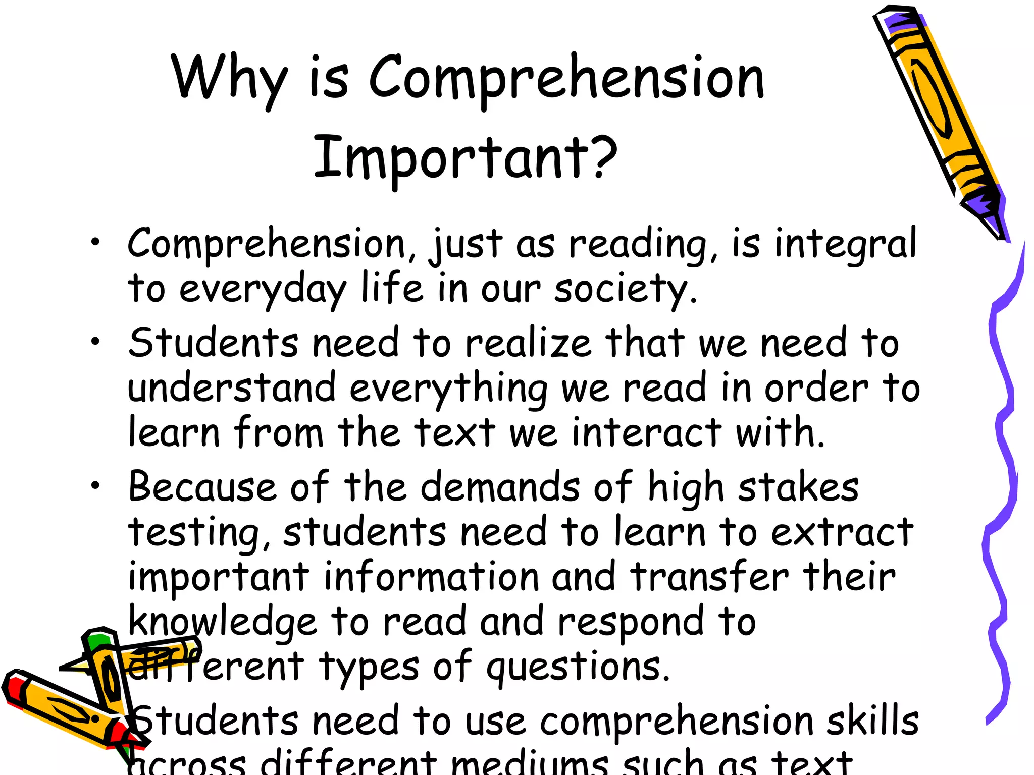 Comprehension | PPT