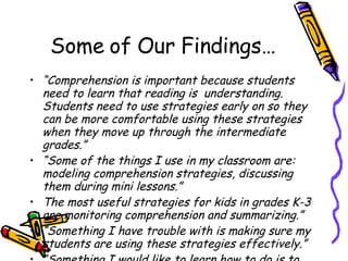 Comprehension | PPT