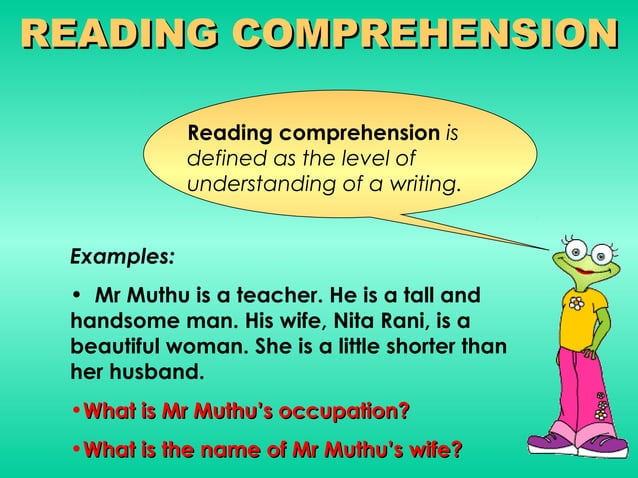 Comprehension | PPT