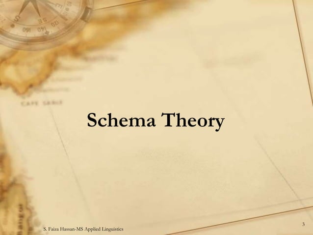 English Language Teaching: Schema and Script Theory (Reading & writing ...