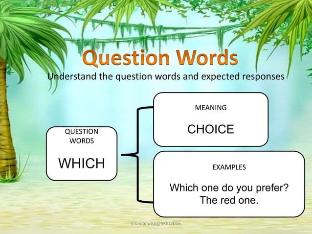 Comprehension comprehension - WH questions.ppt
