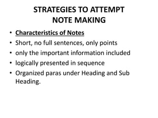 Comprehension xi-xii | PPT