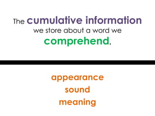 Comprehension and Language | PPT