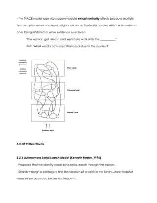 Comprehension and Language (handout version) | PDF