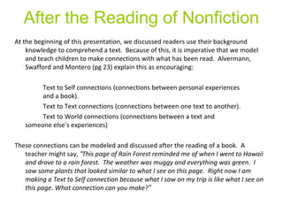 Comprehension and nonfiction texts | PPT