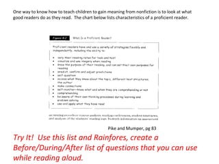 Comprehension and nonfiction texts | PPT