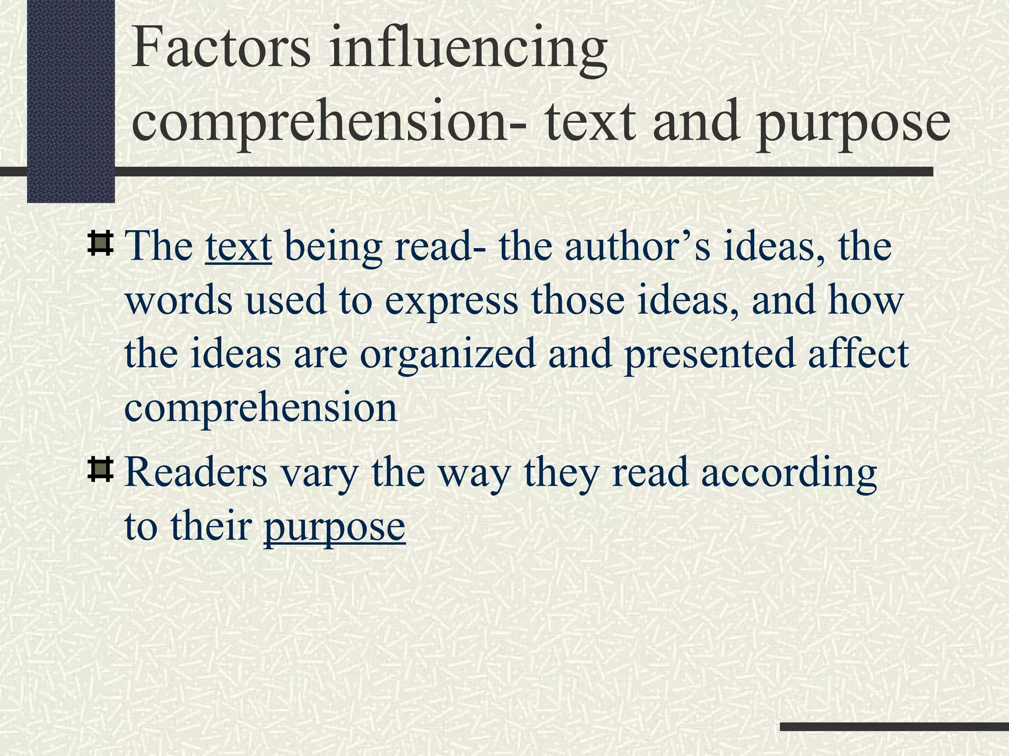 Comprehension Development - Dr. Grant - GMU | PPT