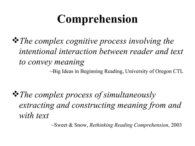 Teaching Comprehension Strategies and Thinking Aloud | PPT | Homework ...