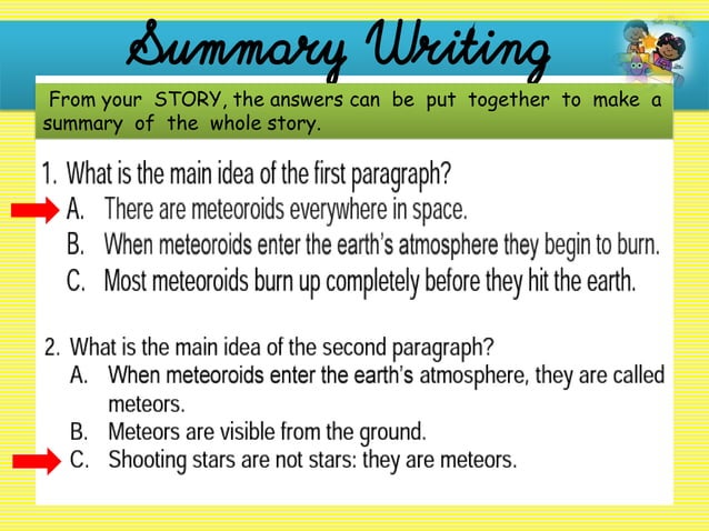Scaffolding Summary Writing | PPT