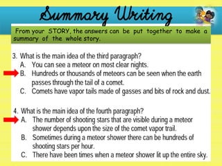 Scaffolding Summary Writing | PPT