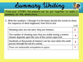 Scaffolding Summary Writing | PPT