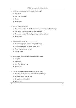 Comprehension master sample book 2 | PDF