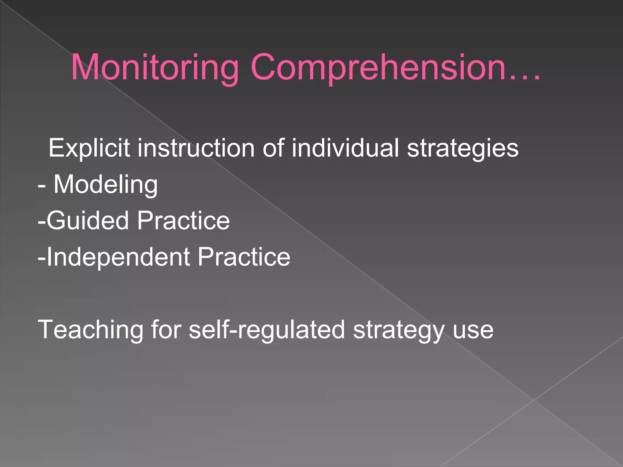 Comprehension ppt preach | PPT