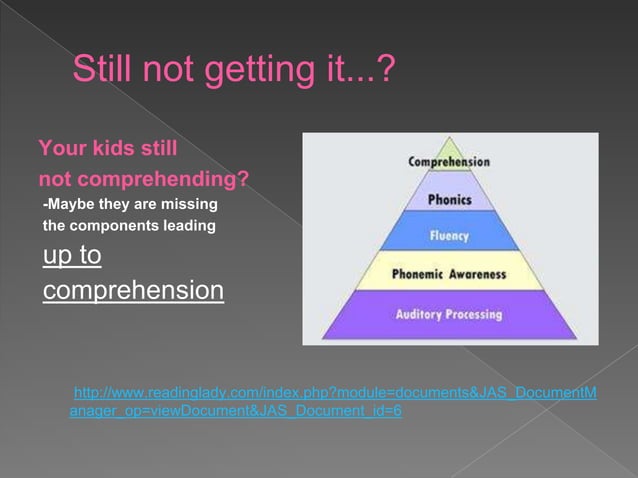 Comprehension ppt preach | PPT