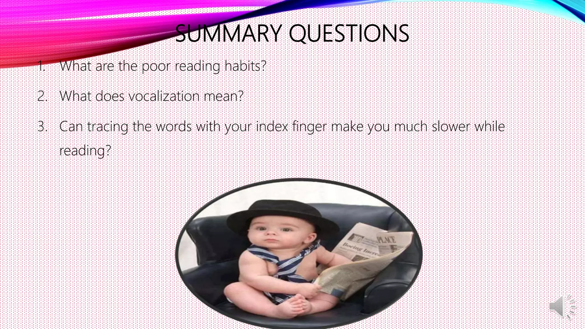Reading and Comprehension presentation- Poor Reading Habits | PPT