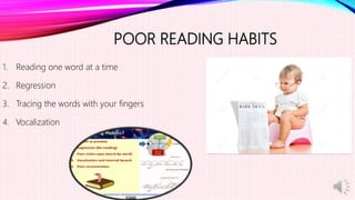 Reading and Comprehension presentation- Poor Reading Habits | PPT