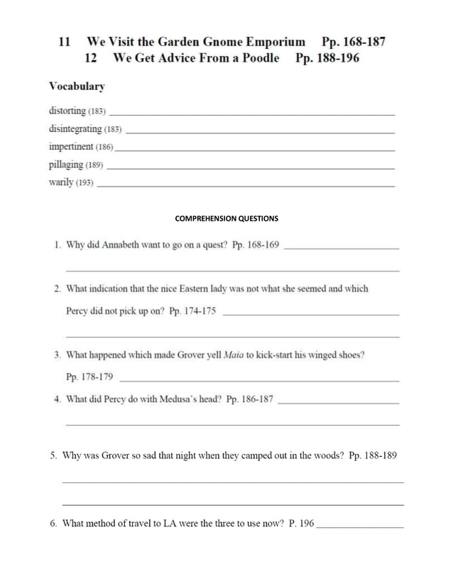 Comprehension questions chapters 11 12 | DOCX