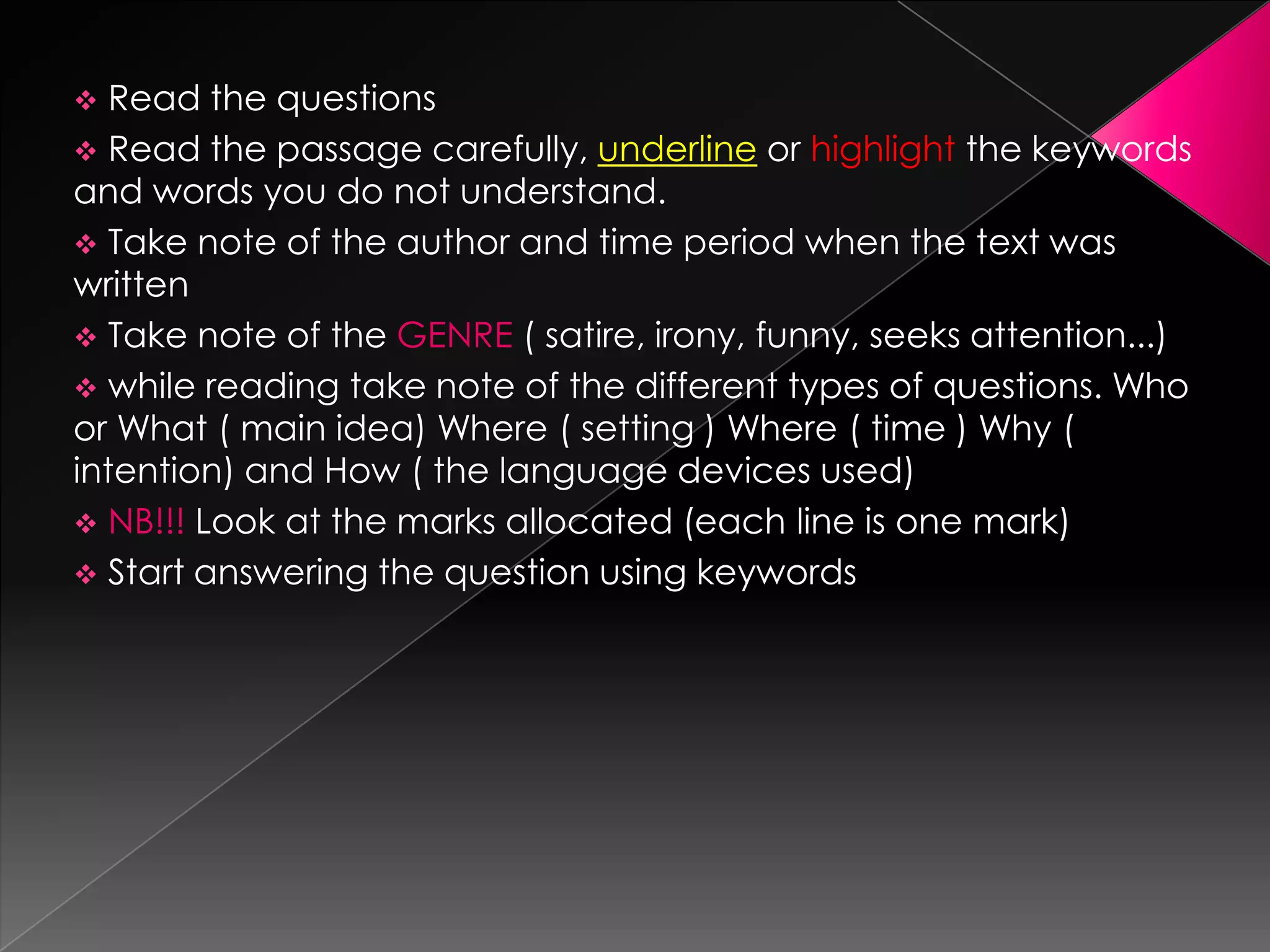 Comprehension skills | PPTX