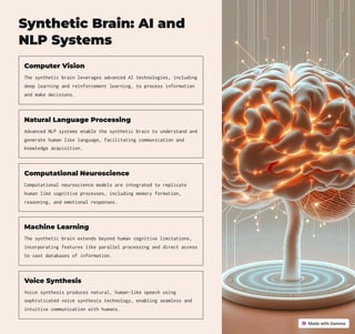 Framework For Emergence And Integration Of Synthetic Species - Jarinzo Tanabata | PDF