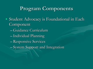 Comprehensive Guidance And Counseling Program | PPT